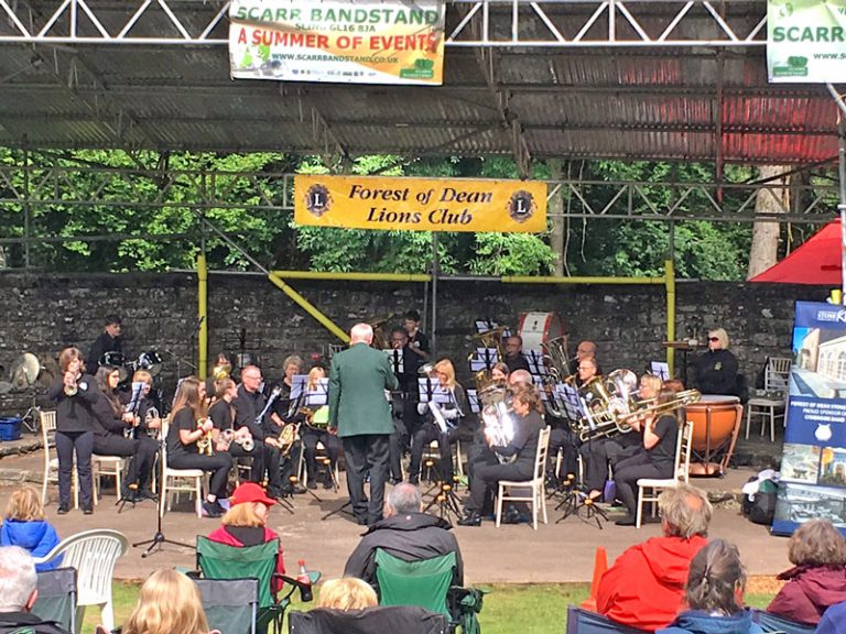 Lydbrook Training Band at Scarr Bandstand – Forest of Dean Lions Club (CIO)